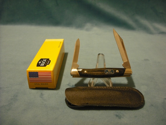 Buck 309 Two Blade Pocket Knife Charcoal Dymondwood Handles - Etsy Italia