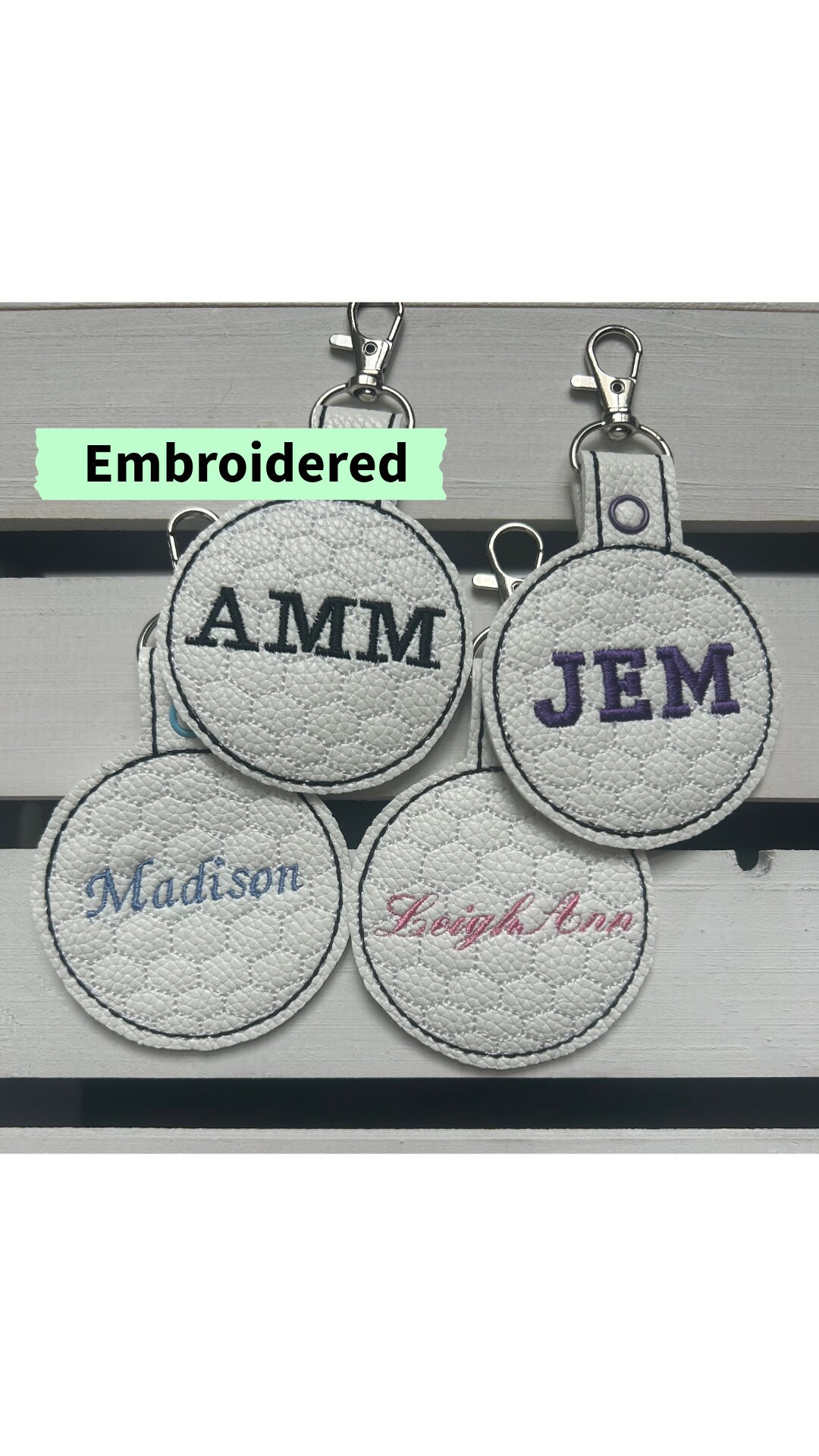 Personalized Golf Bag Keychain - Etsy
