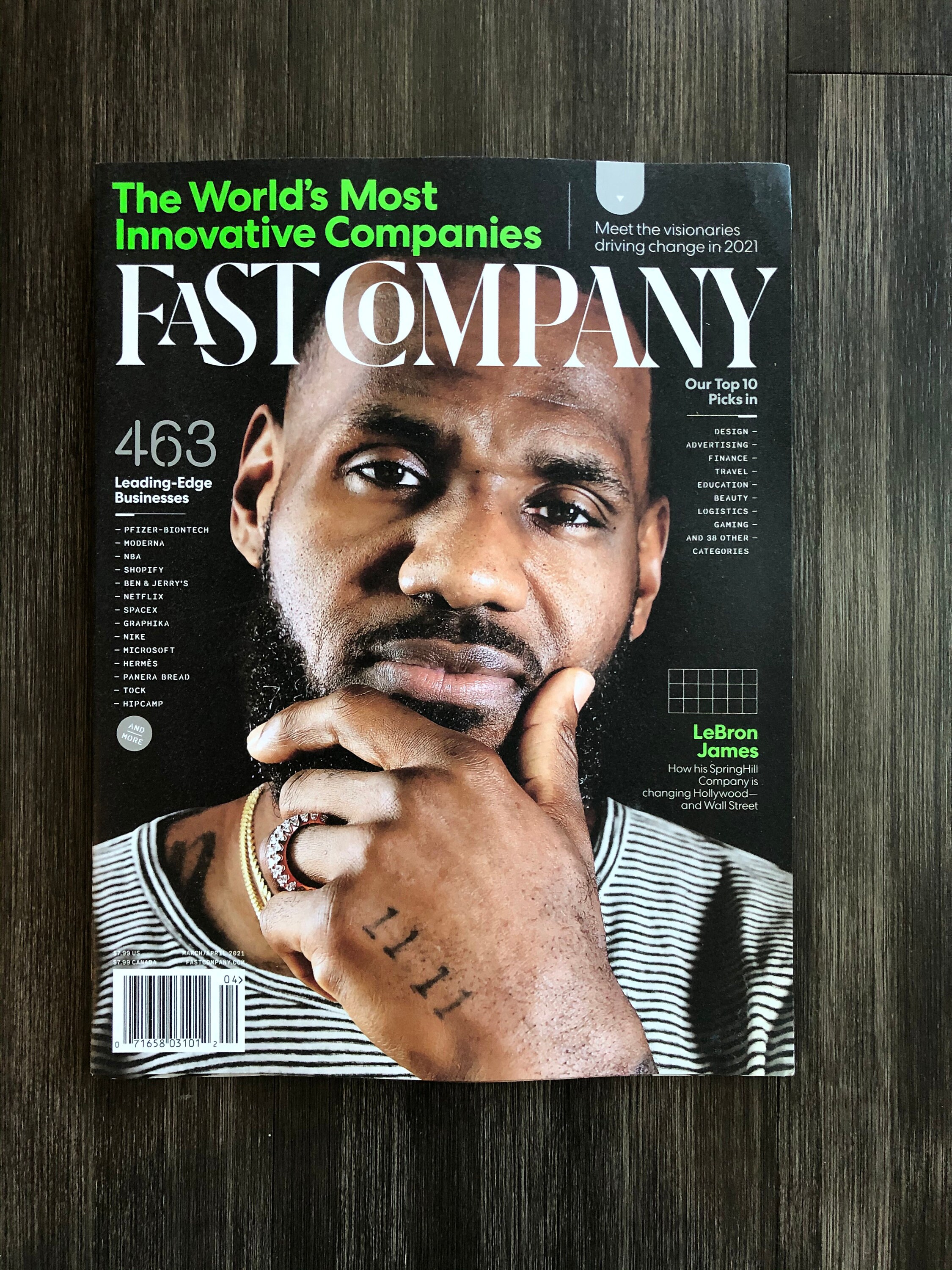 Fast Company Magazine Layout