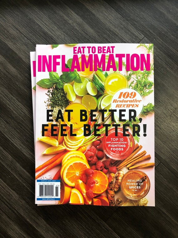 Eat to Beat Inflammation Magazine 2021 | Etsy
