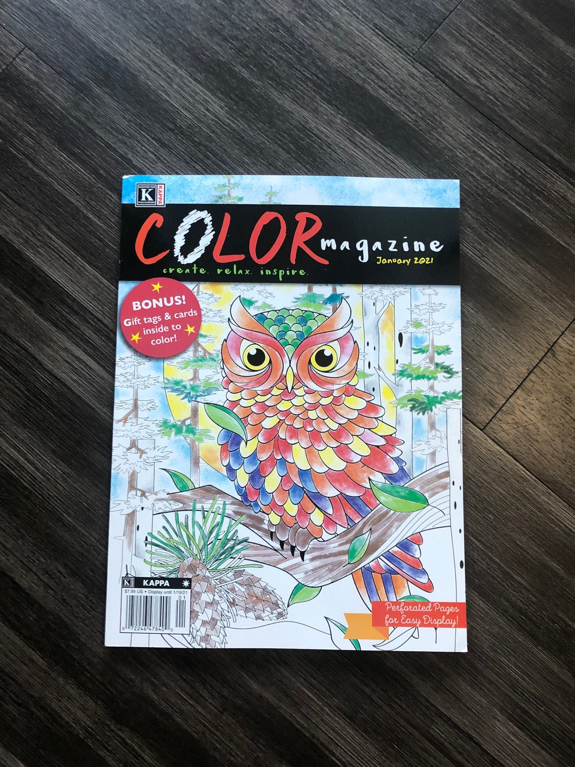 Color Magazine Adult/teen Coloring Book - Etsy UK