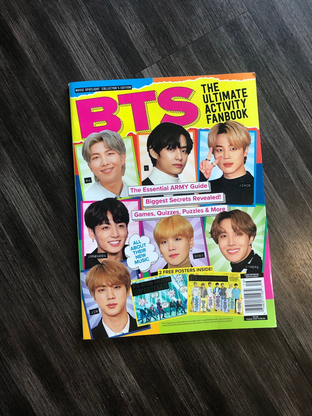 BTS the Ultimate Activity Book 2020 - Etsy
