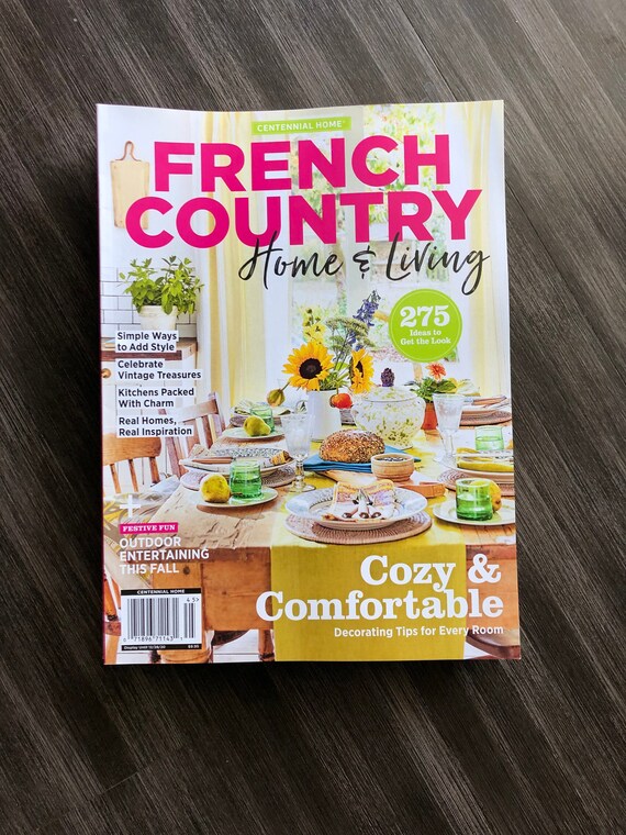 French Country Magazine Home & Living 2020 | Etsy