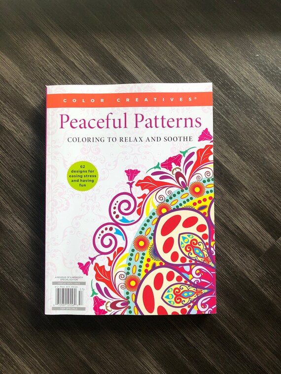 Peaceful Patterns adult Coloring Book | Etsy