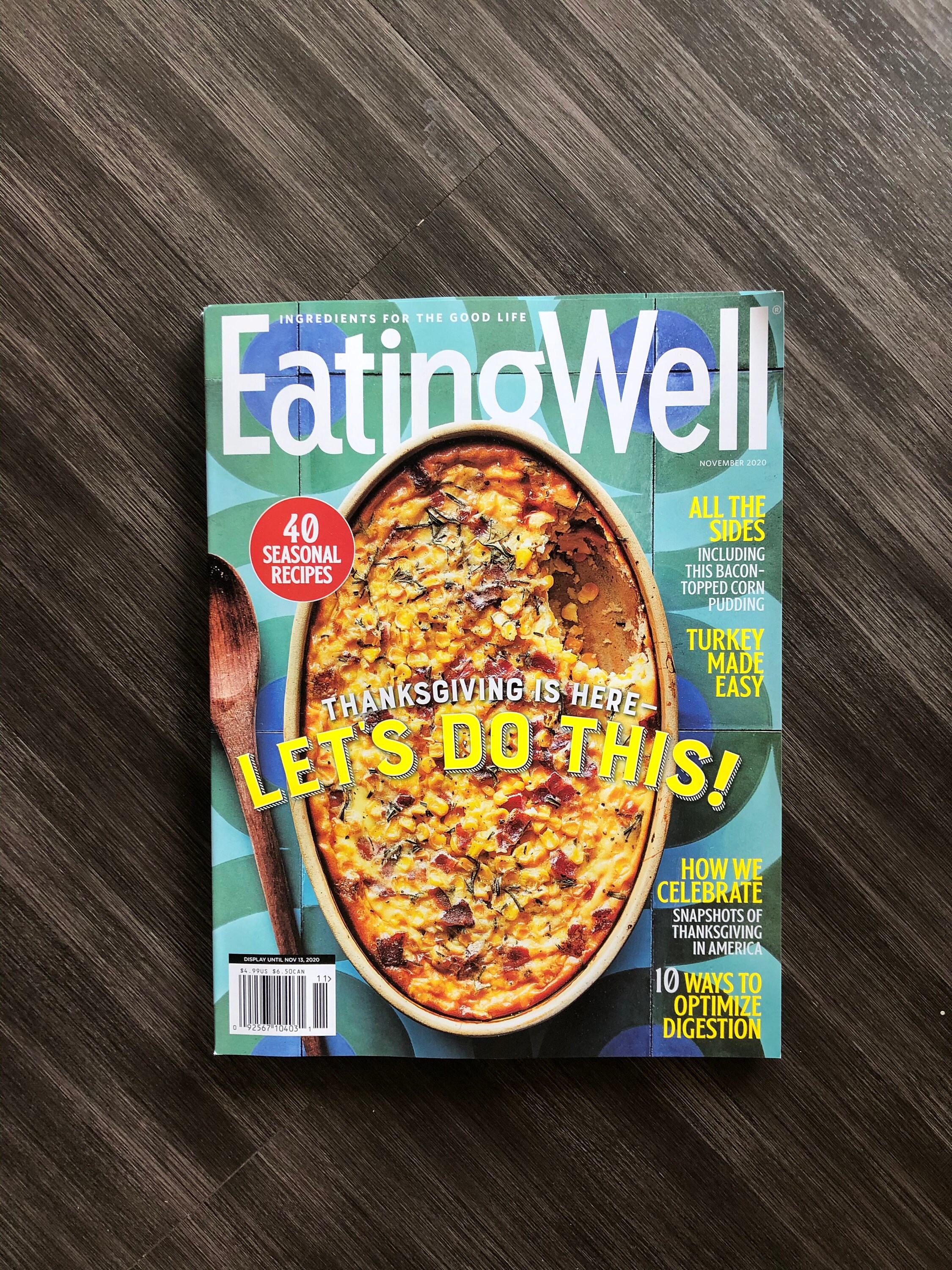 Eating Well Magazine Thanksgiving 2020 - Etsy UK