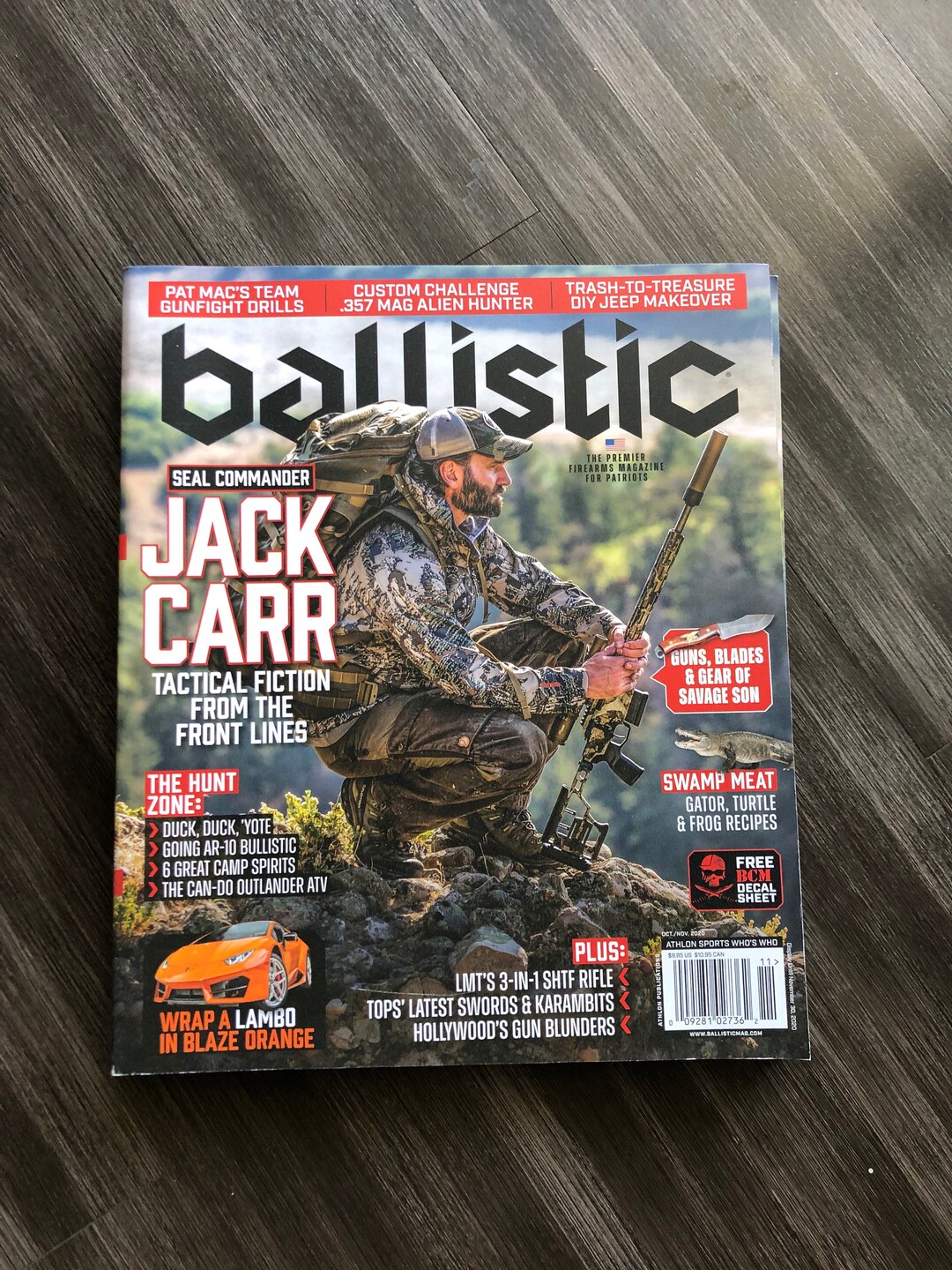 Ballistic Magazine Jack Carr 2020 - Etsy