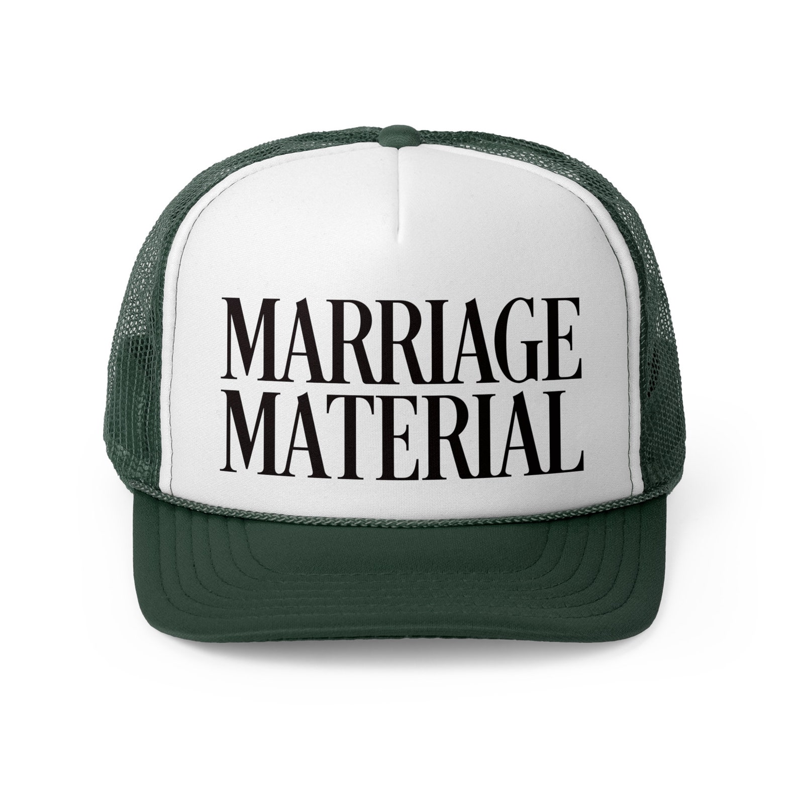 Marriage Material Trucker Hat, Party Hat, Bachelorette Hat, Lake Hat ...