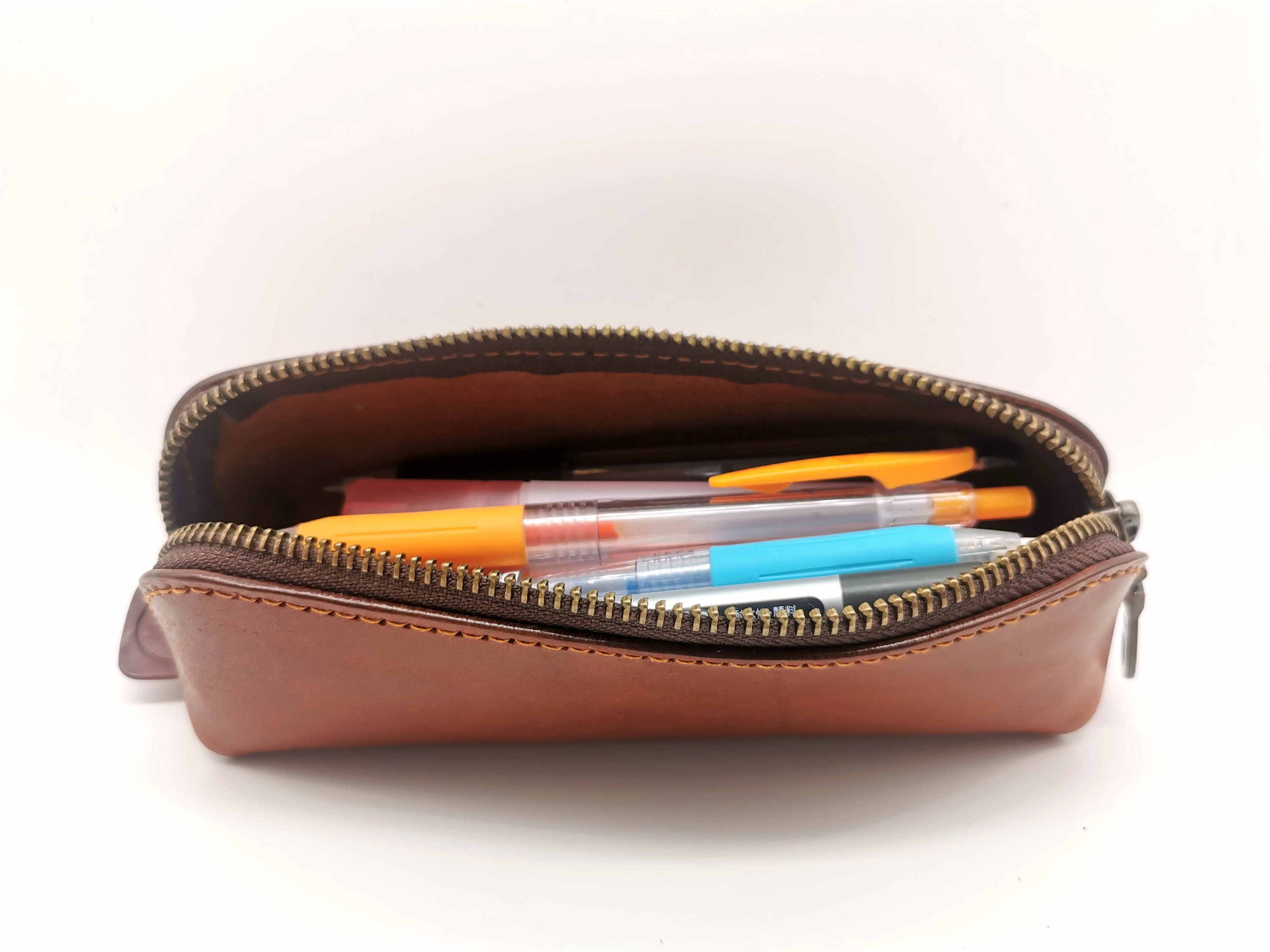 Leather Pen Case Pencil Case PDF Pattern DIY Valentine's - Etsy