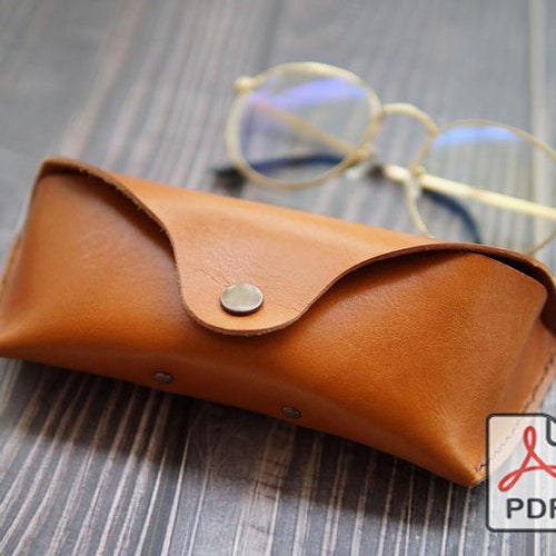 Leather Eyeglasses Case PDF Pattern DIY Valentine's Day | Etsy