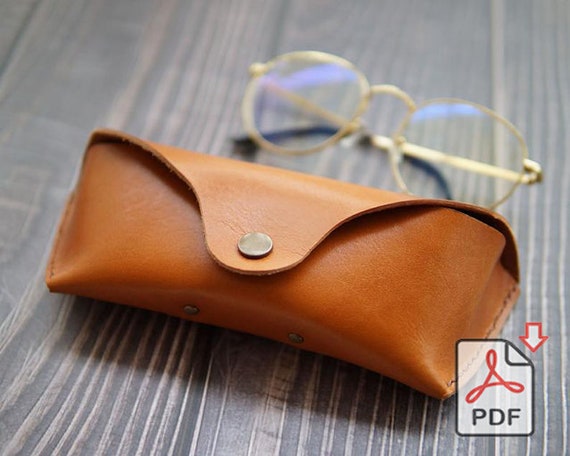Leather Eyeglasses Case PDF Pattern DIY Valentine's Day | Etsy