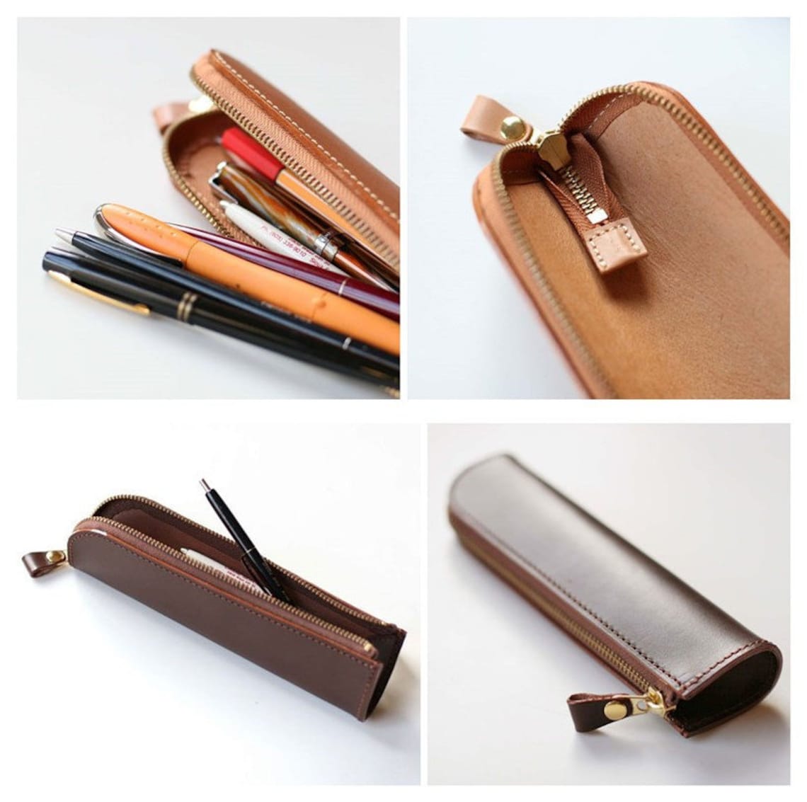 Leather Pen Case Pencil Case PDF Pattern DIY Valentine's | Etsy