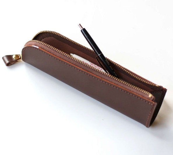 Leather Pen Case Pencil Case PDF Pattern DIY Valentine's | Etsy