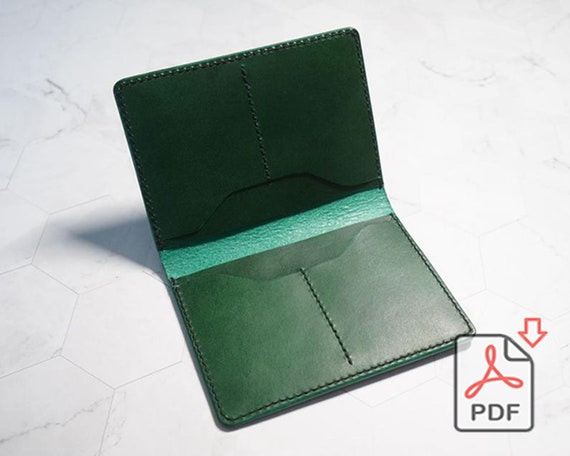 Leather Passport Holder PDF Pattern DIY Valentine's Day - Etsy