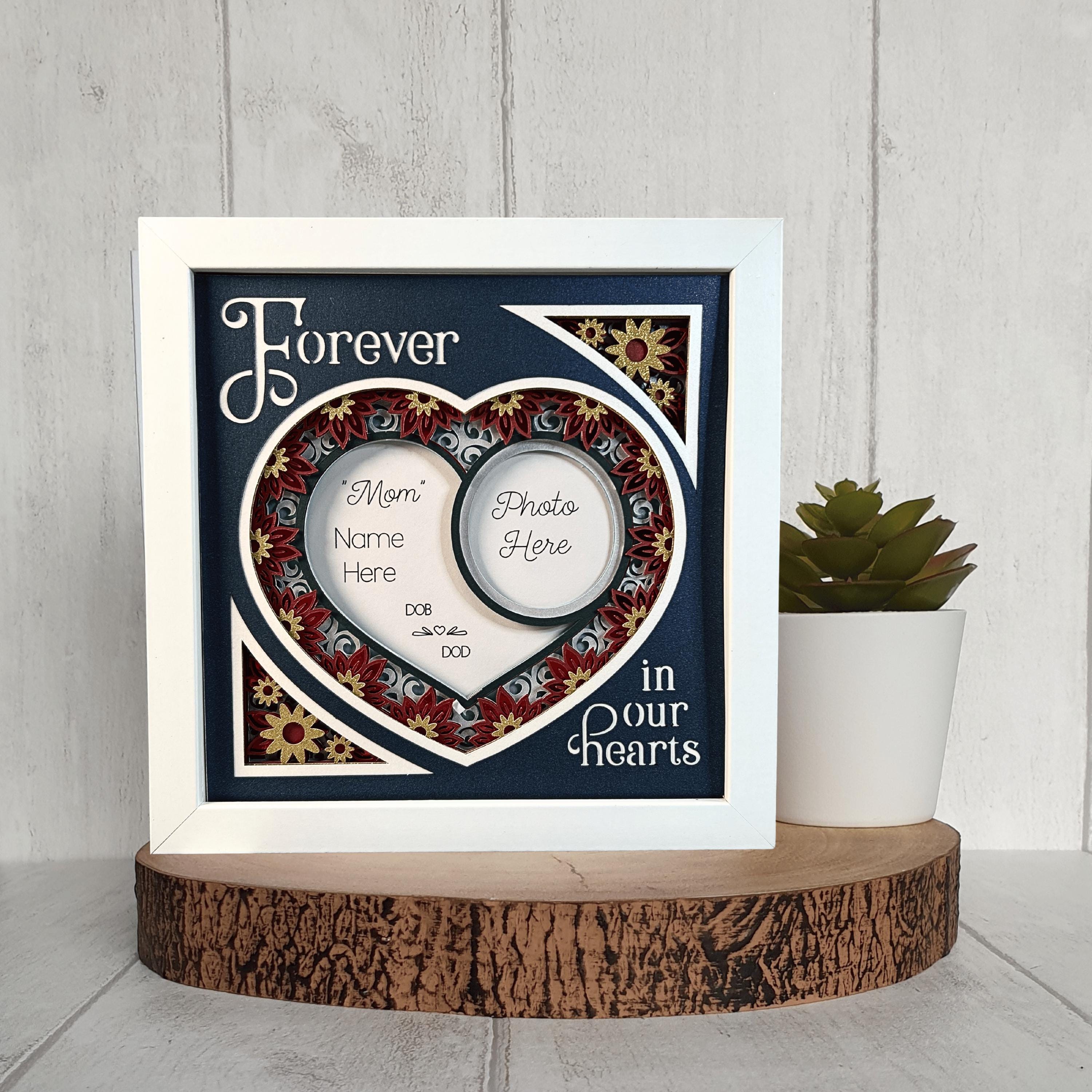Memorial Shadowbox Frame Remembrance Art Custom Keepsake Personalized ...