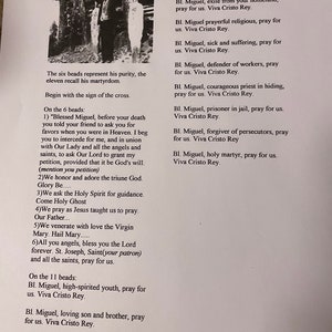 St Miguel Pro Custom Chaplet, Catholic Chaplet Saint Miguel Austin Pro ...