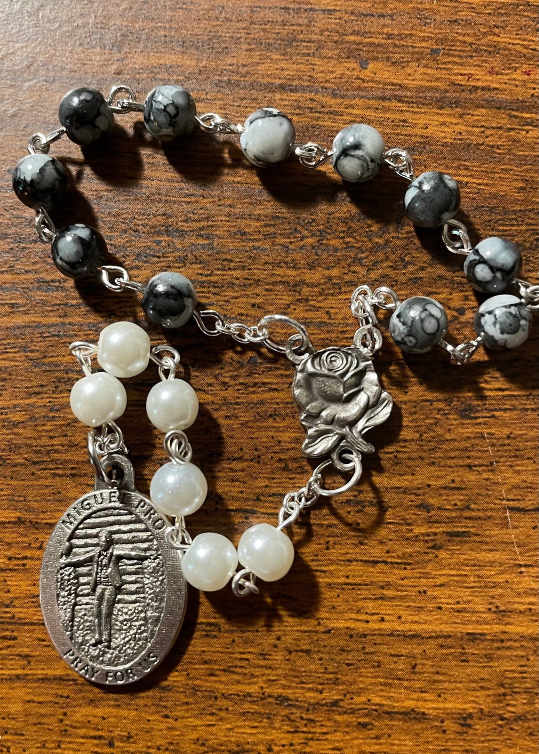 St Miguel Pro Custom Chaplet, Catholic Chaplet Saint Miguel Austin Pro ...