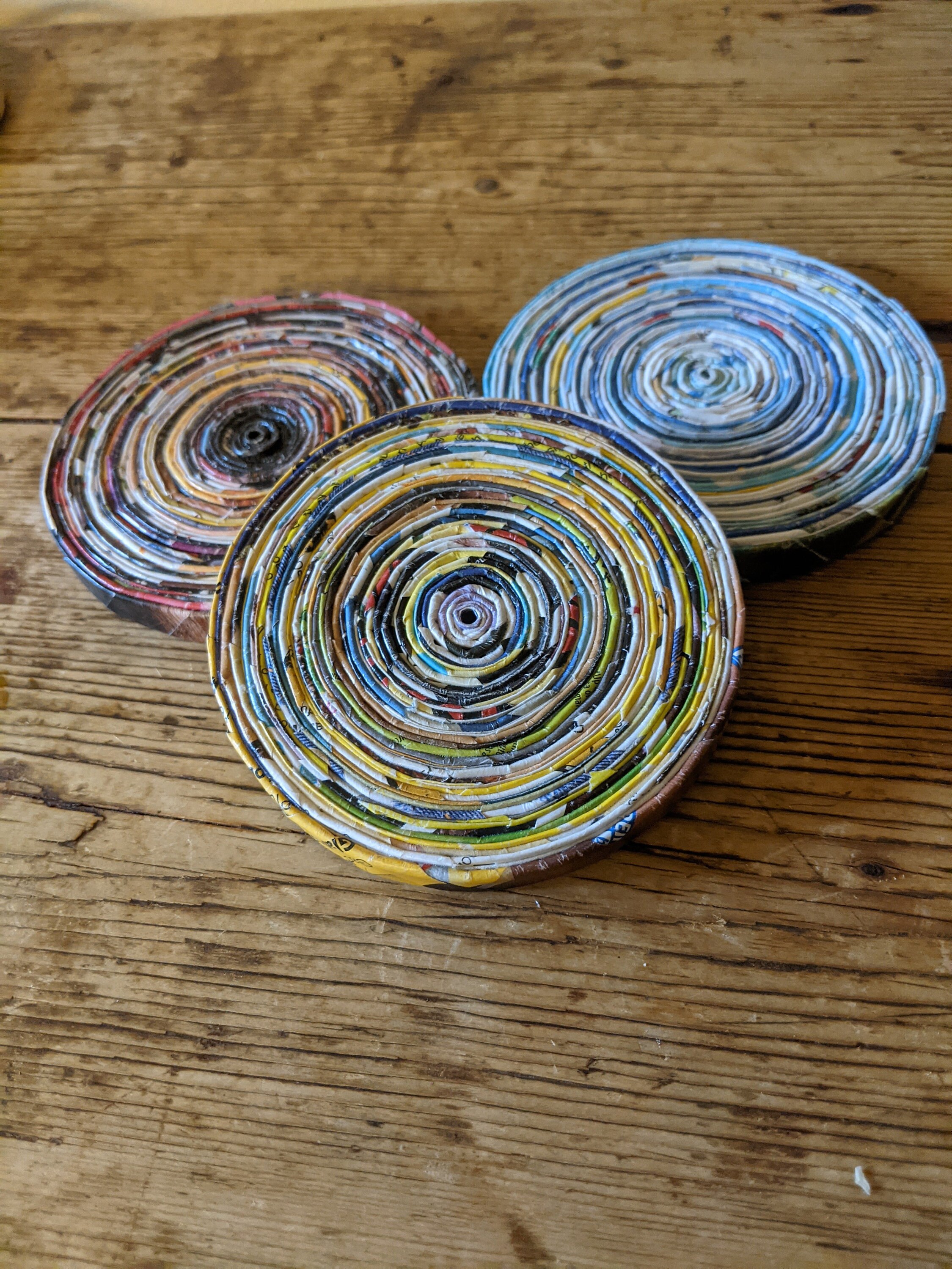 Magazine Paper Coasters - Etsy