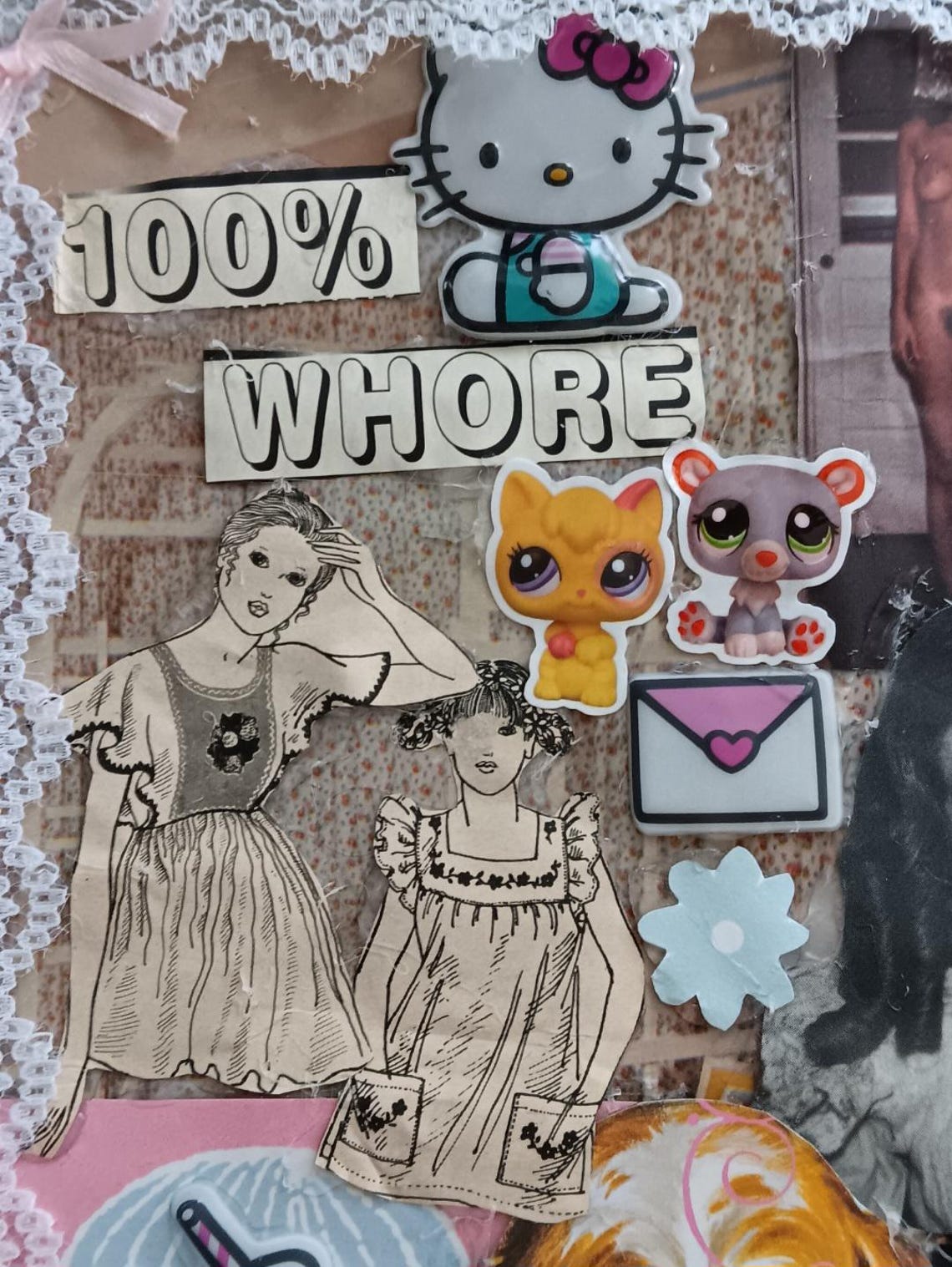 Custom Collage Creepy Cute Diary - Etsy