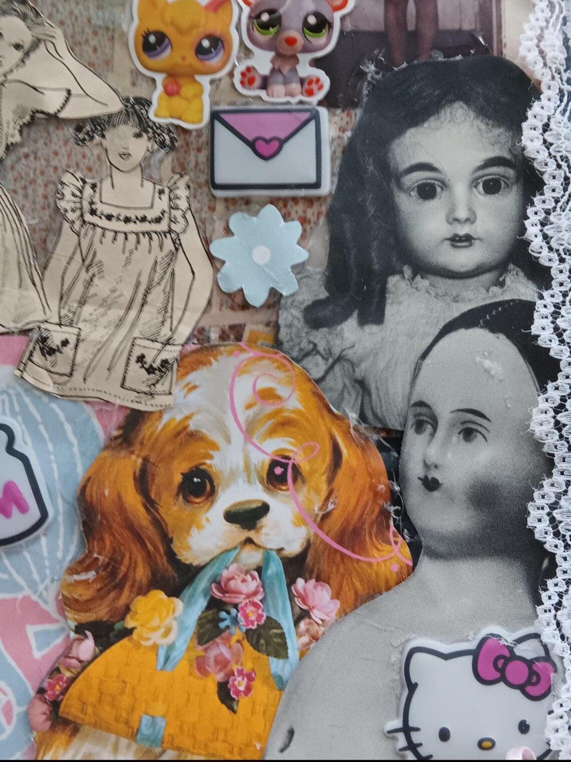 Custom Collage Creepy Cute Diary - Etsy