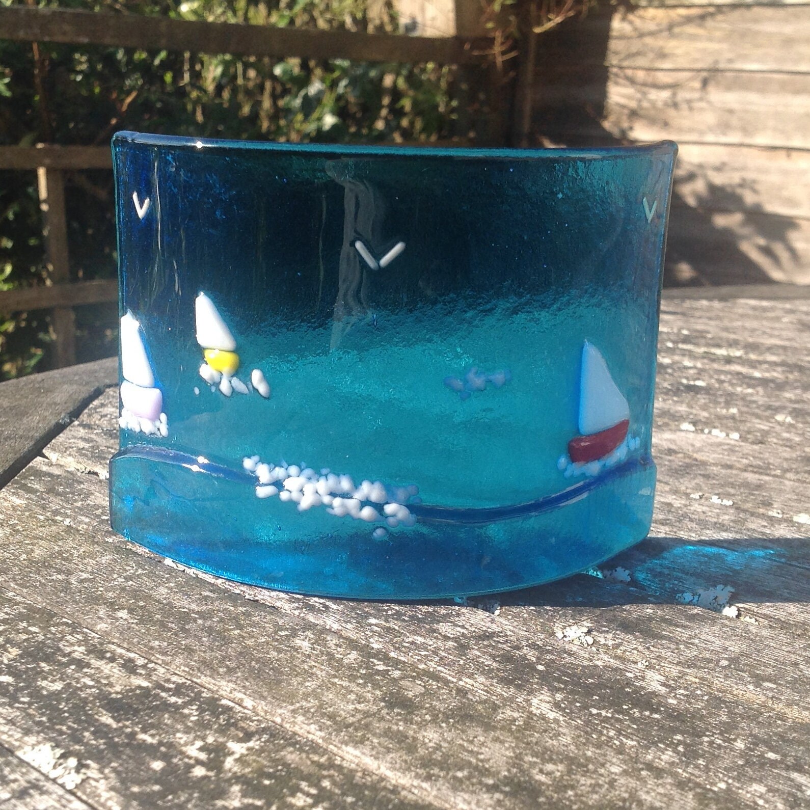 Fused Glass Seascape Bendy - Etsy