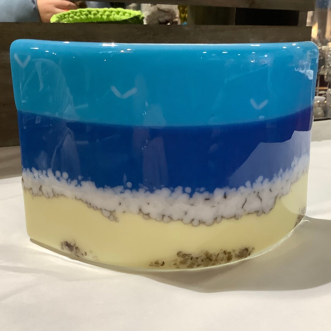 Fused Glass Beach Bendy - Etsy