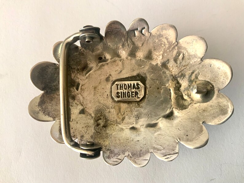 Early “thomas Singer” Concho Buckle - Etsy
