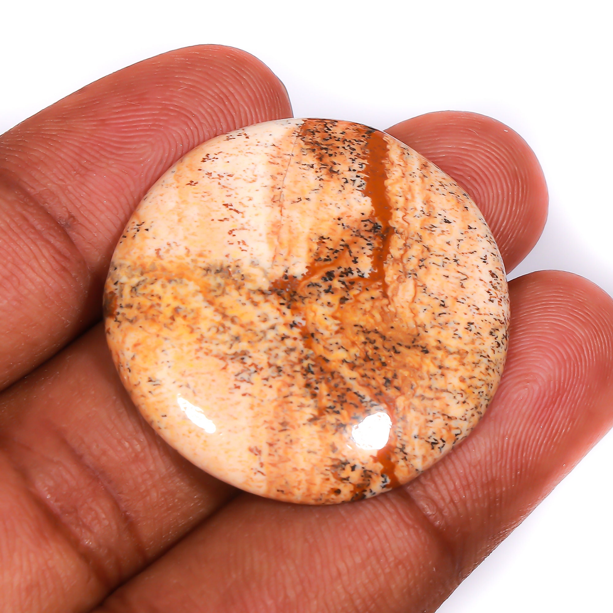 Natural Picture Jasper Gemstone Round Jasper Gemstone Natural | Etsy