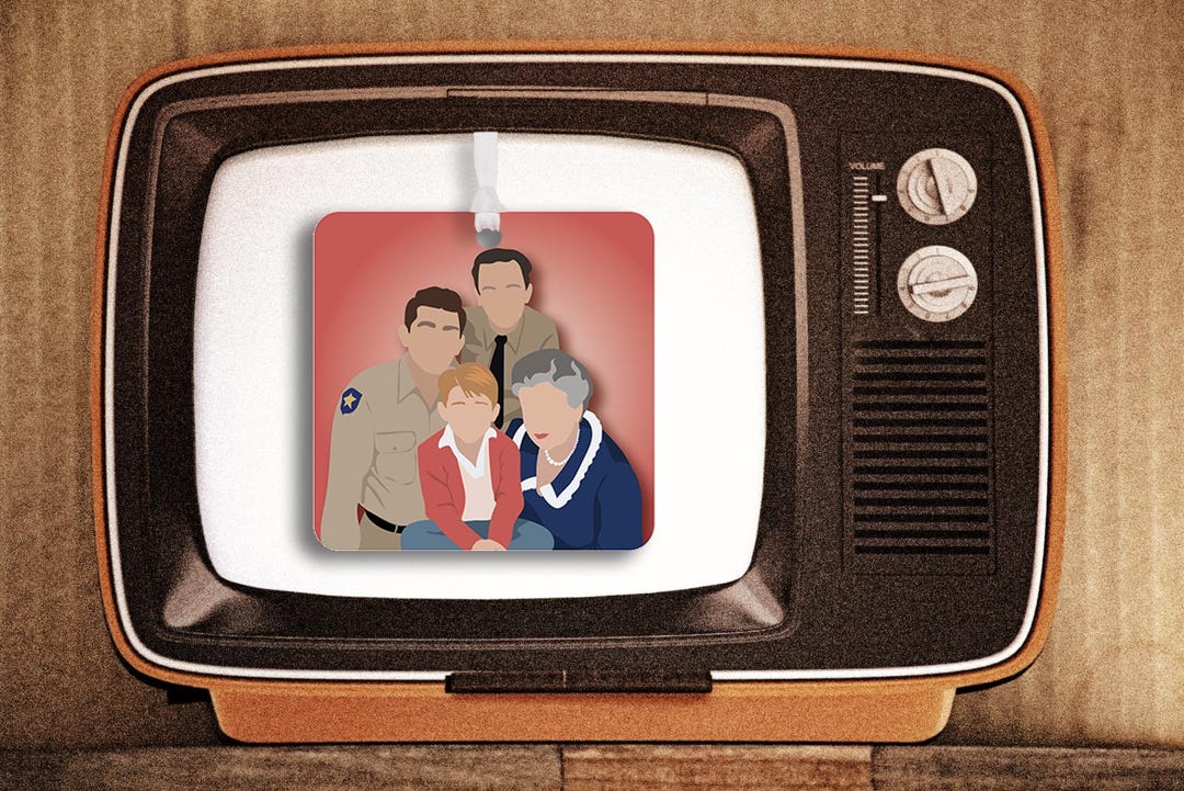 The Andy Griffith Show Christmas Ornament // Vector Art // Favorite TV ...