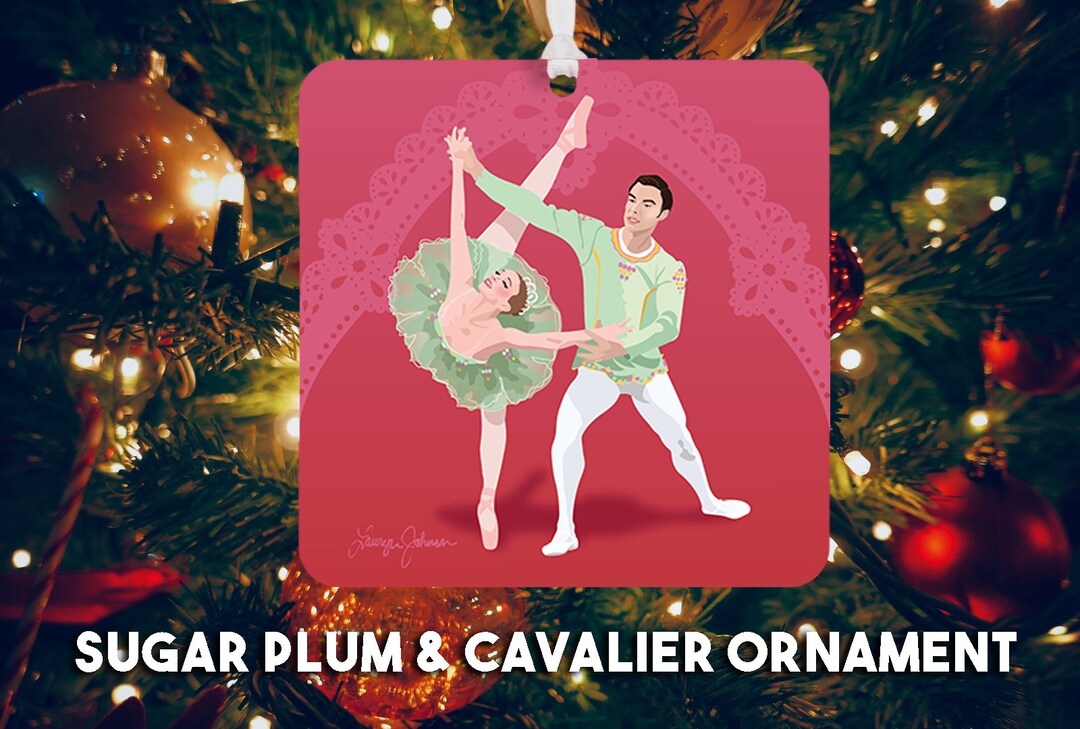 Sugar Plum & Cavalier Nutcracker Ballet Ornament // New York City ...