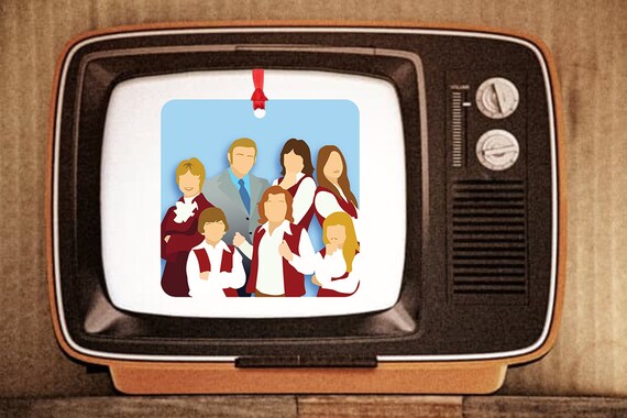 The Partridge Family Christmas Ornament // Vector Art // | Etsy