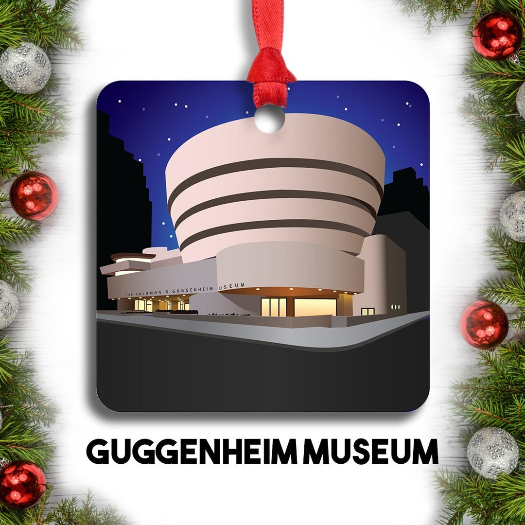 Guggenheim Museum Christmas Ornament // New York City // Architecture ...