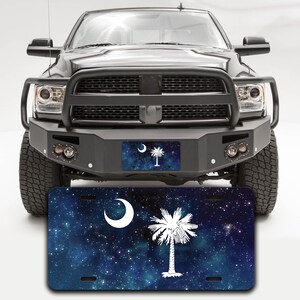 South Carolina Front License Plate | South Carolina Palmetto Flag ...