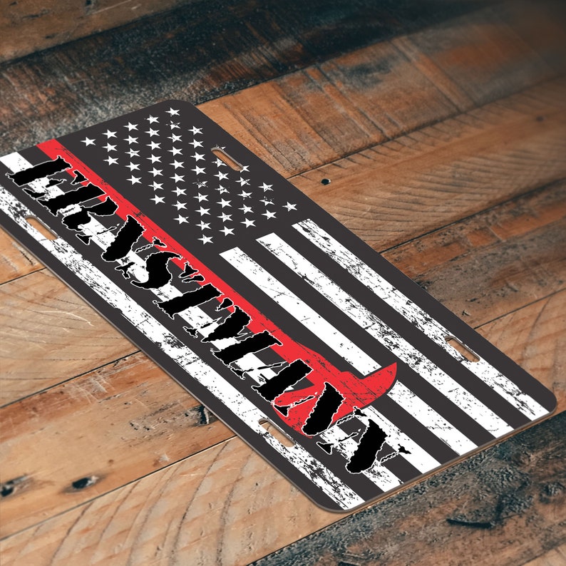 Custom Personalized Thin Blue Line License Plate | Etsy