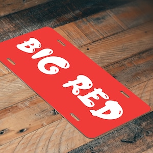 Custom License Plate Personalized Plate | Custom Car Tags | 20 Colors ...