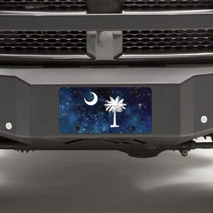 South Carolina Front License Plate | South Carolina Palmetto Flag ...