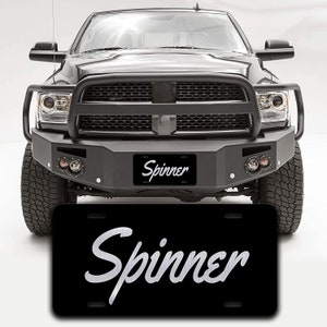 Laser Engraved License Plate - Enter Custom Text - Choose Font ...