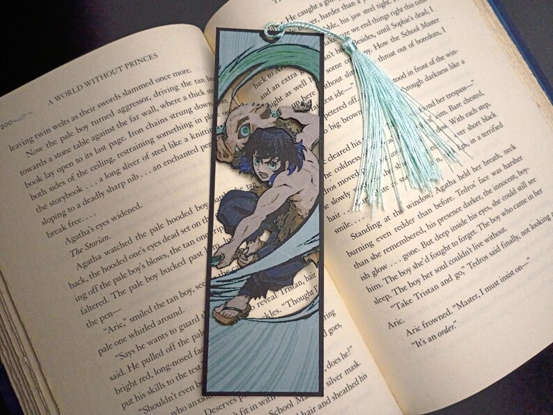 Inosuke Hashibira Bookmark | Demon Slayer Anime Bookmark | Kimetsu No ...