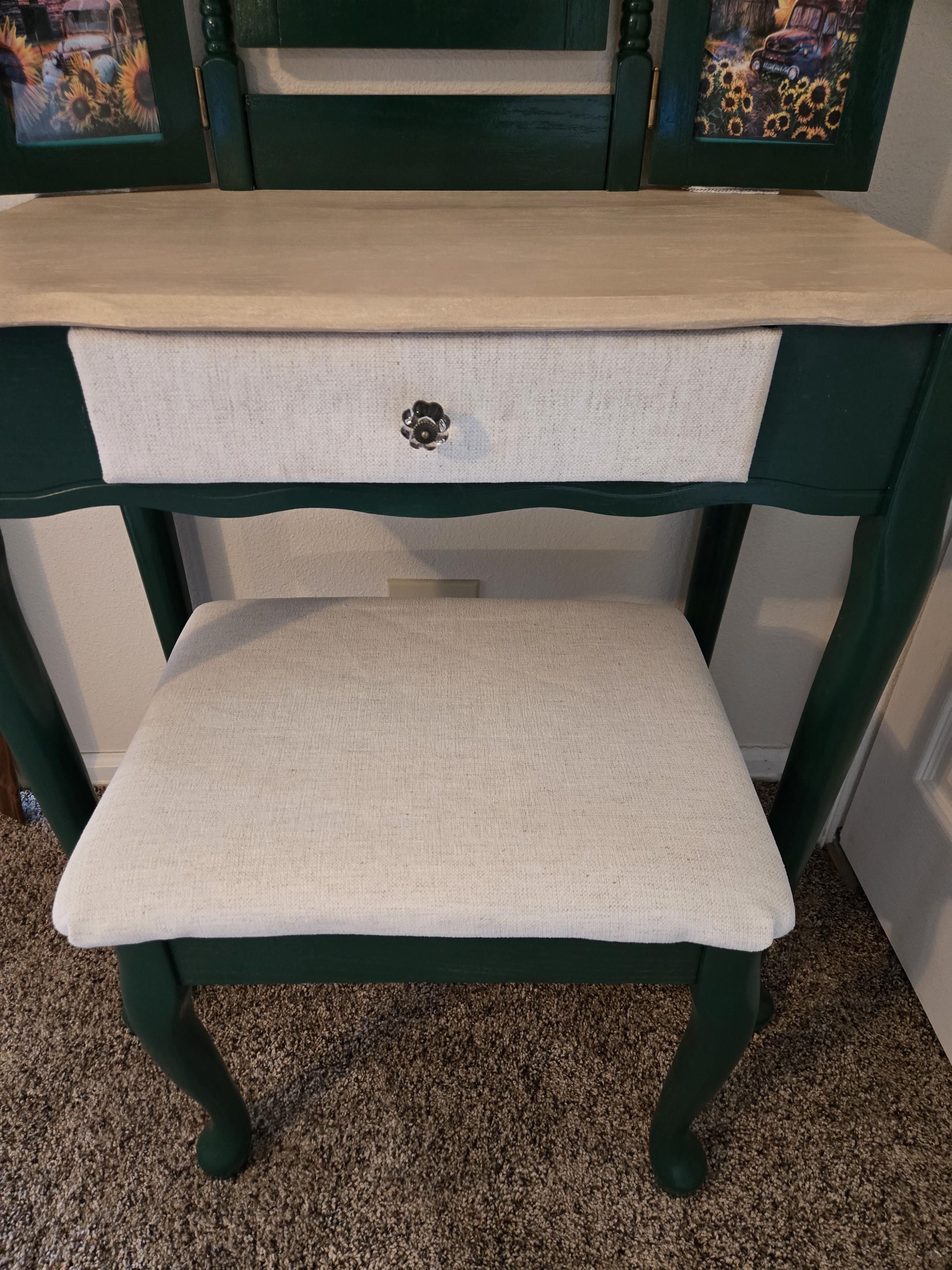 Refinished Makeup Vanity - Etsy