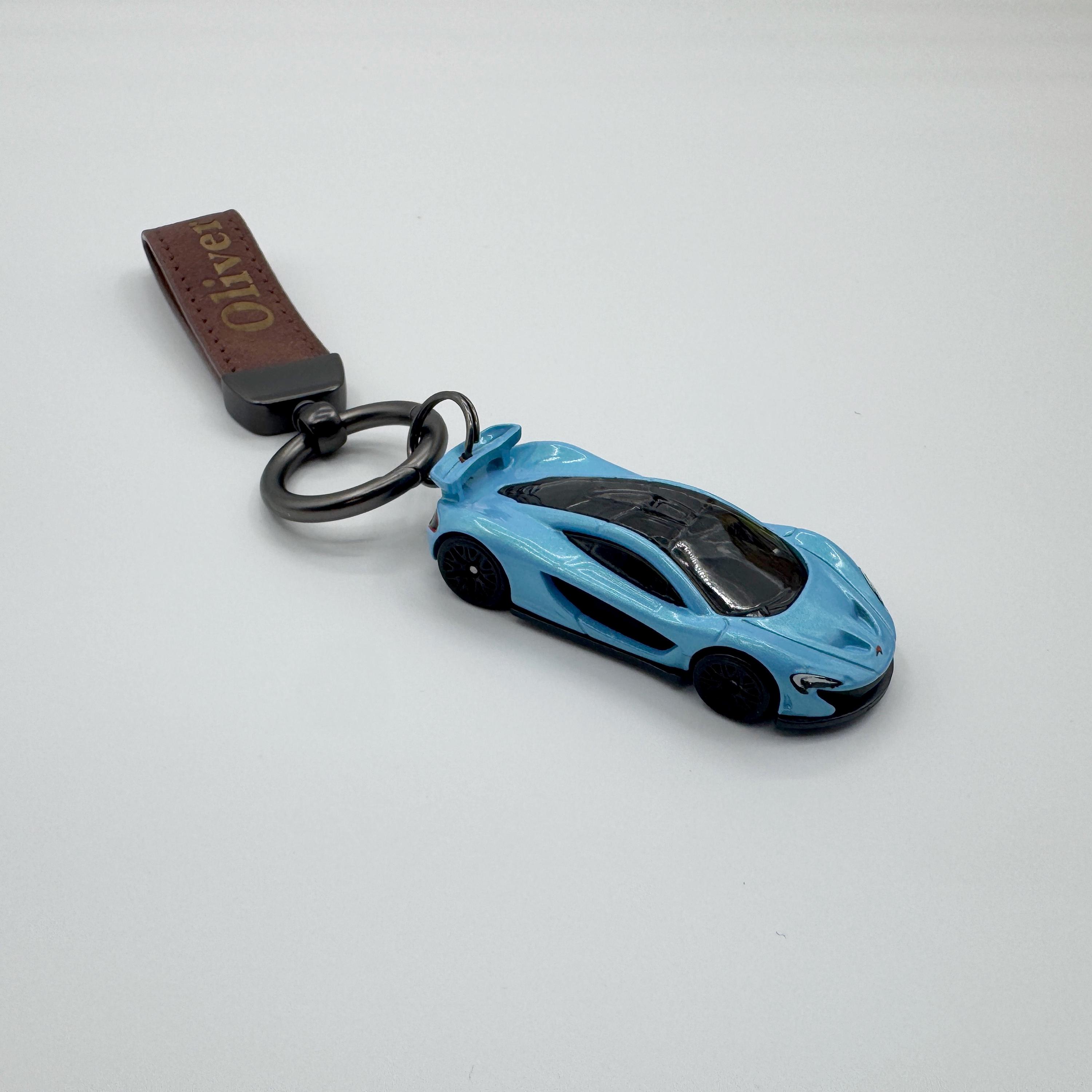 Toy Car Keychain, Personalized Car Keyring, Custom 1:64 Die-cast With ...
