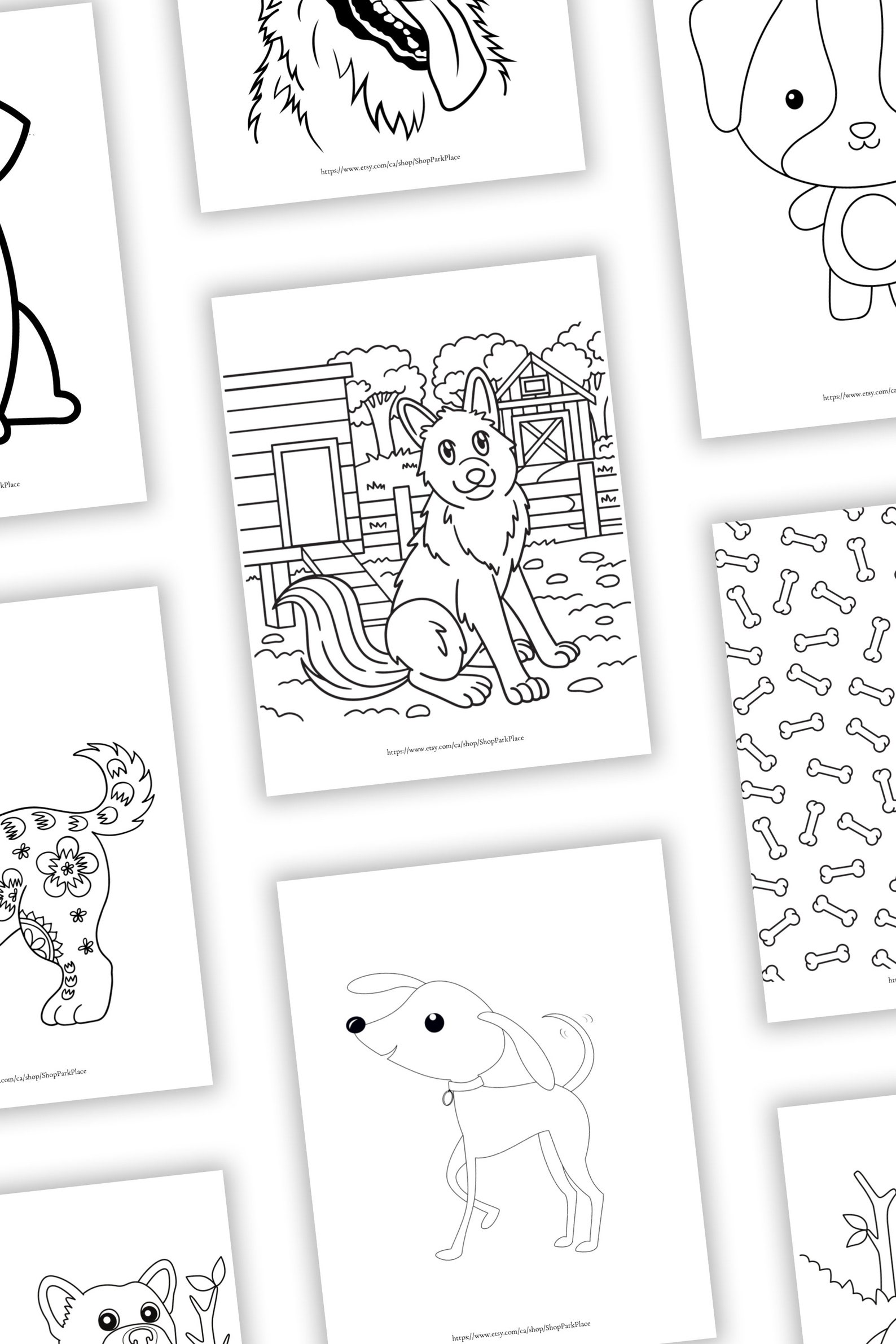 DOG COLOURING SHEETS | Kids Colouring Sheets, Colouring Pages, Dog ...