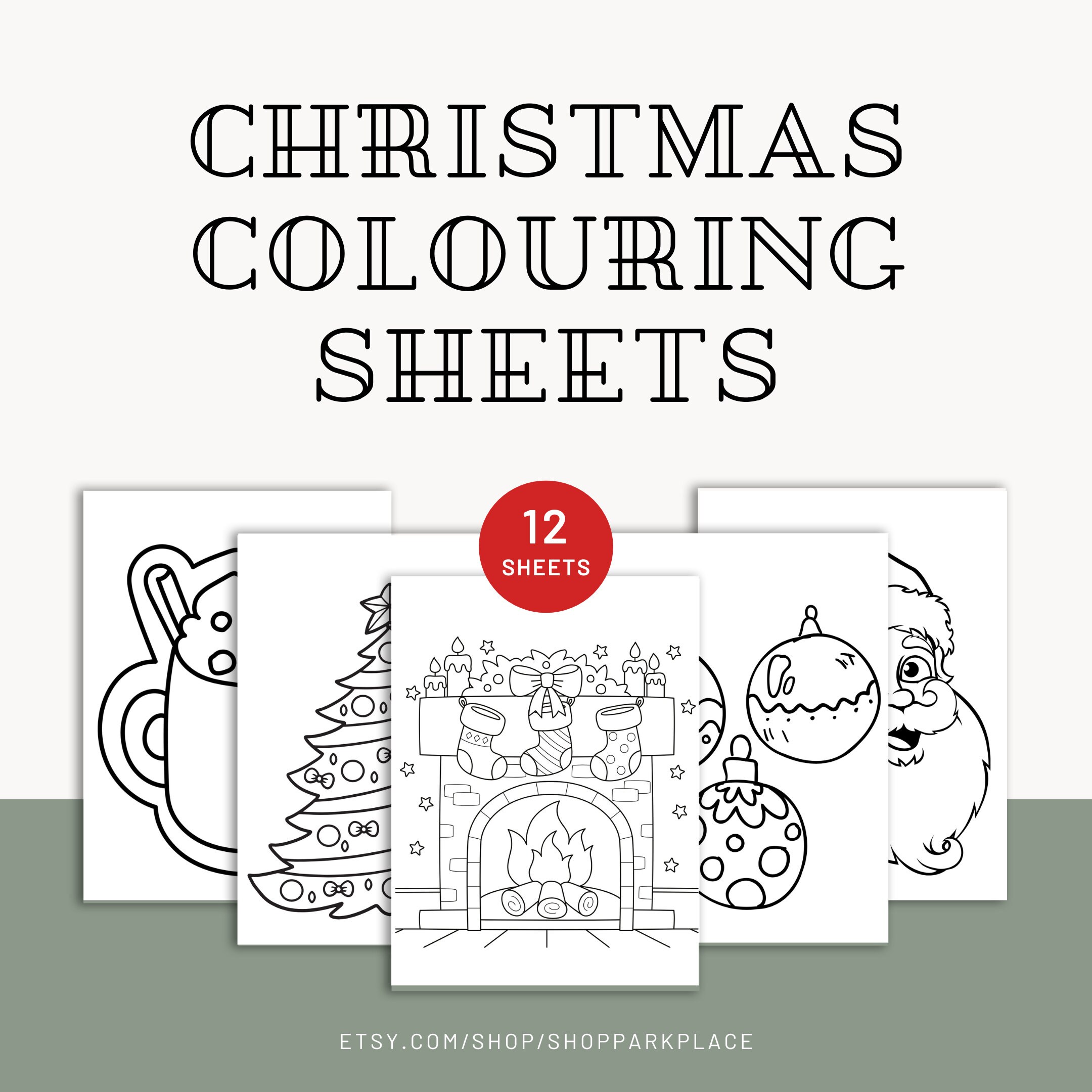 CHRISTMAS COLOURING SHEETS | Christmas Colouring, Christmas Activities ...