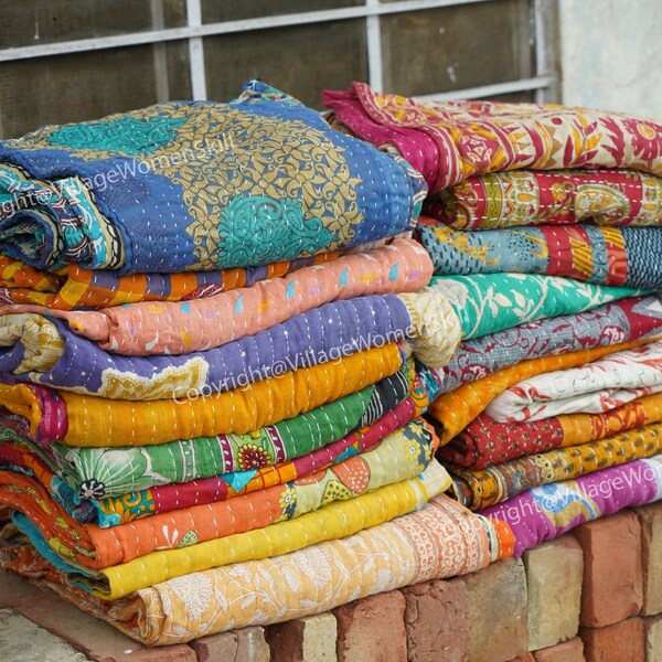 Kantha Tablecloth - Etsy