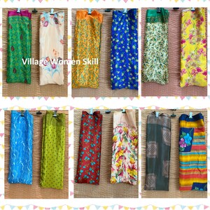 Wholesale Lot of Used Art Silk Sari for Fiber Arts and Craft ...