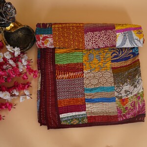 Handmade Patchwork Vintage Quilt - Etsy