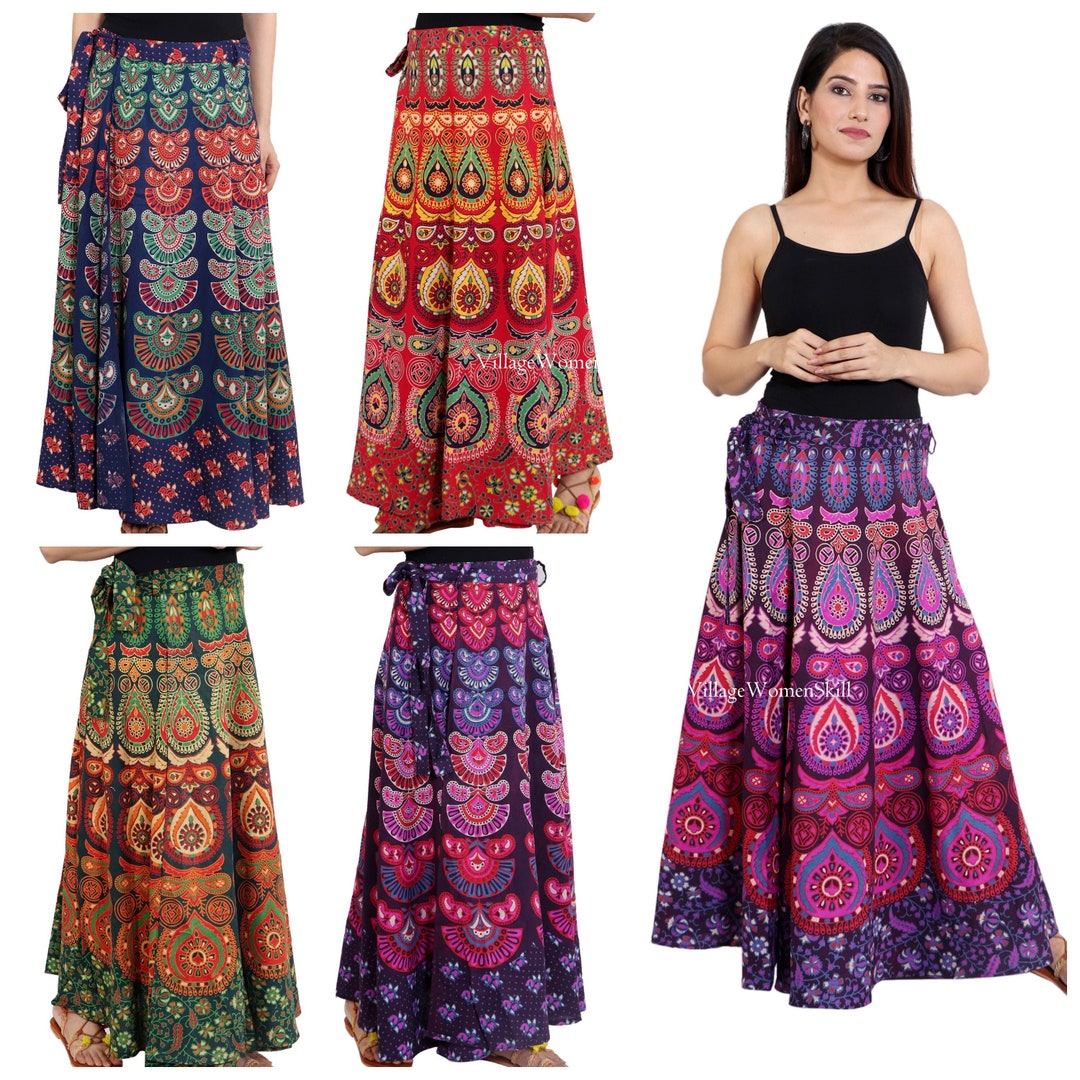 Cotton Skirts Indian Skirts Women Skirts Hippie Skirts Boho Skirts ...
