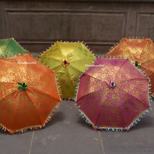 Traditional Indian Umbrella Parasol Decorative Decoration Umbrella ...