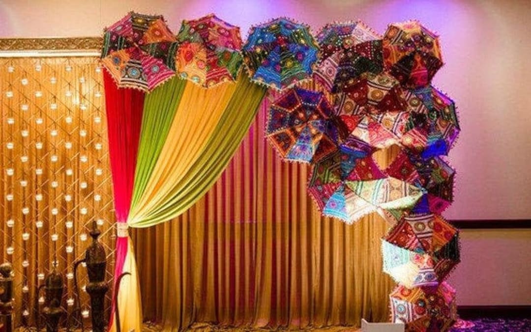 Sale on Indian Wedding Umbrella Handmade Umbrella Decorations - Etsy