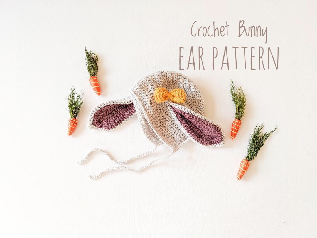 Pattern Only - Crochet Bunny Ears - Etsy