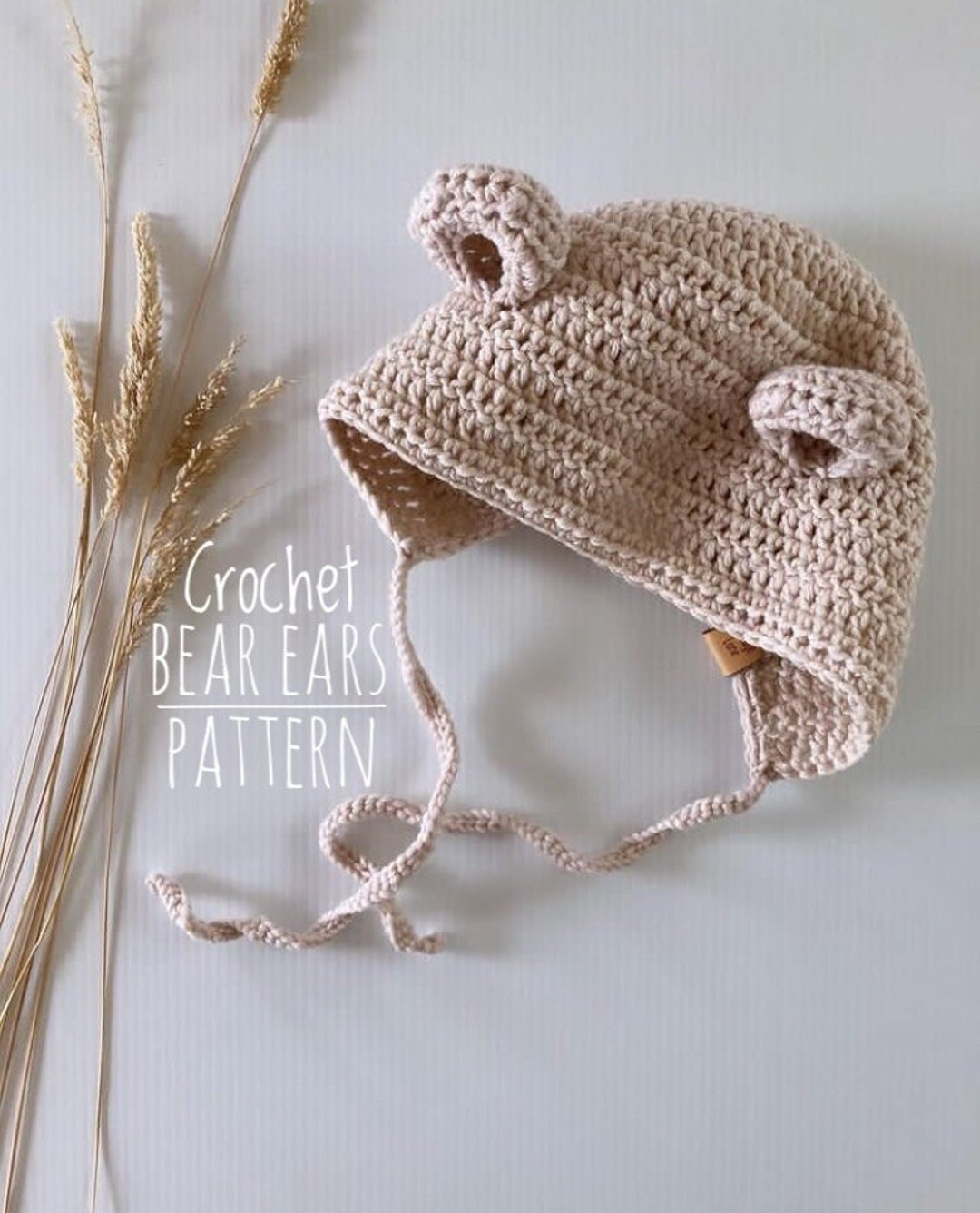Pattern Only Crochet Bear Ears - Etsy Australia