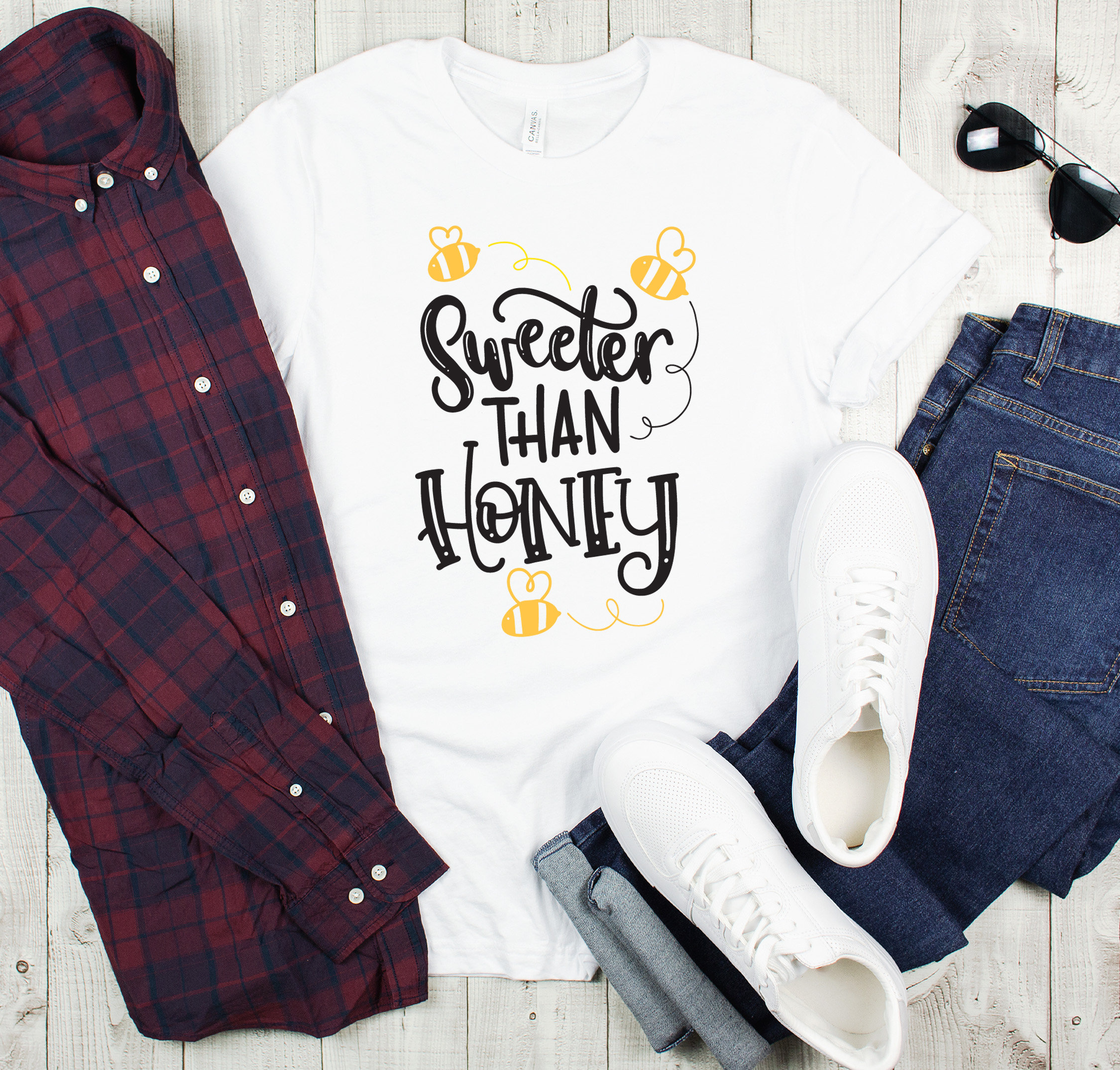 Sweeter Than Honey Shirt Valentines Day Shirtwomen's - Etsy